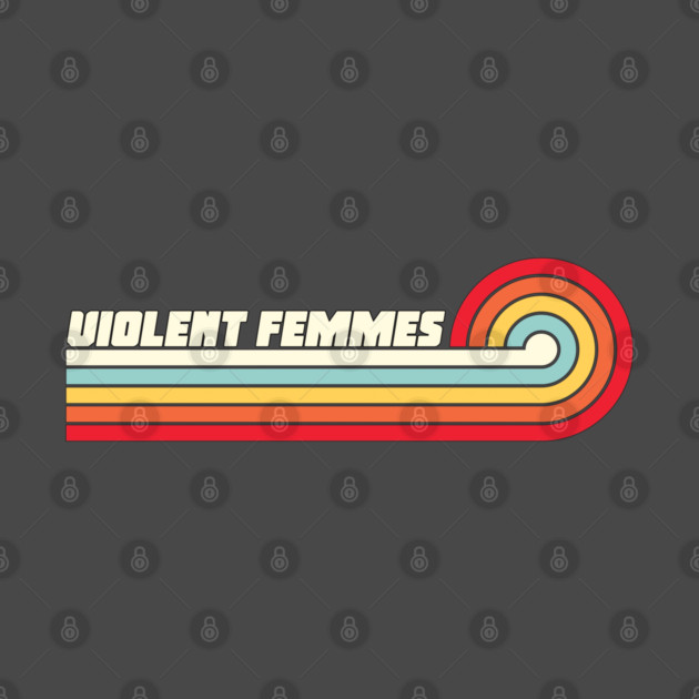 Violent Femmes - Horizontal Sunset Retro - Violent Femmes - T-Shirt ...