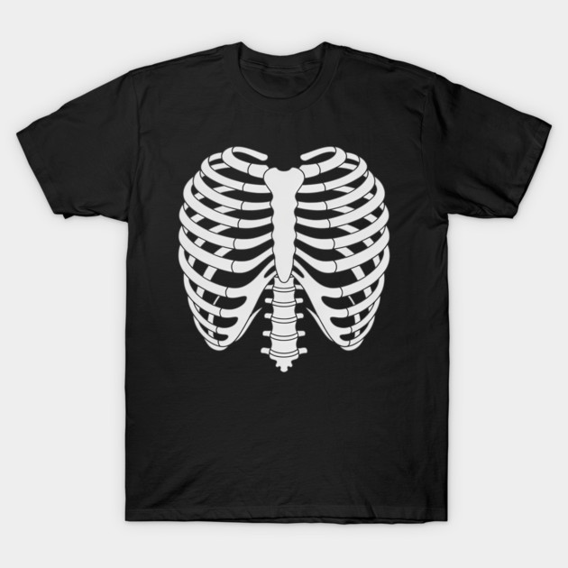 Skeleton Heart rib cage X-ray of Rainbow heart LGBTQ Pride - Skeleton ...
