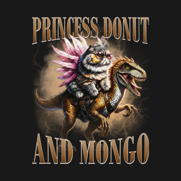 Vintage 90s Princess Donut and Mongo , Dungeon Crawler Carl Cat Lover ...