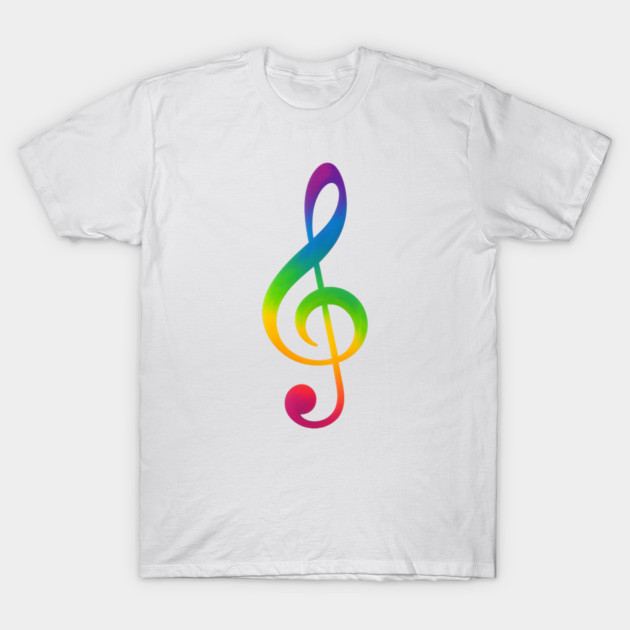 Treble clef - Treble Clef - T-Shirt | TeePublic