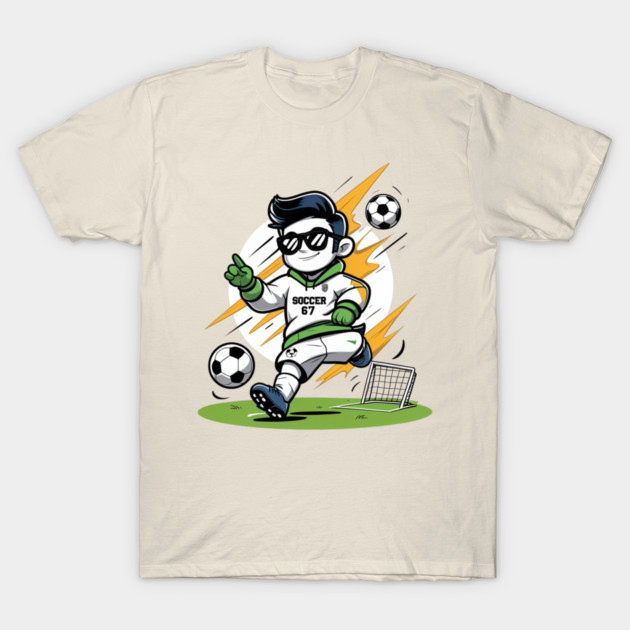 Soccer 67 Six Seven Funny Gen Alpha Meme Drip - 6 7 - T-Shirt | TeePublic