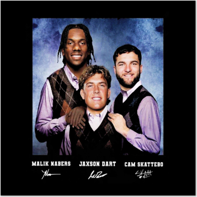 Malik Nabers Jaxson Dart & Cam Skattebo Step Brothers - Malik Nabers ...