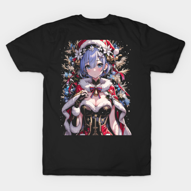 Re Zero – Rem Chibi Christmas Holiday Outfit Design - Re Zero - T-Shirt ...