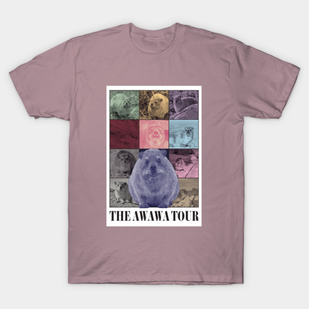 Screaming Rock Hyrax In My Awawa Era Pop Music Meme - Hyrax - T-Shirt ...