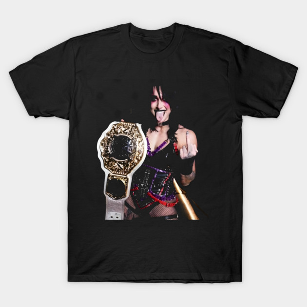 Rhea Ripley Champions Push - Rhea Ripley - T-Shirt | TeePublic
