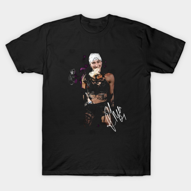 Rhea Ripley Smoker - Rhea Ripley - T-Shirt | TeePublic