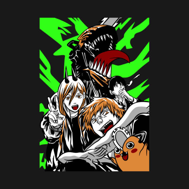 Chainsaw Man Characters - Chainsaw Man - T-Shirt | TeePublic
