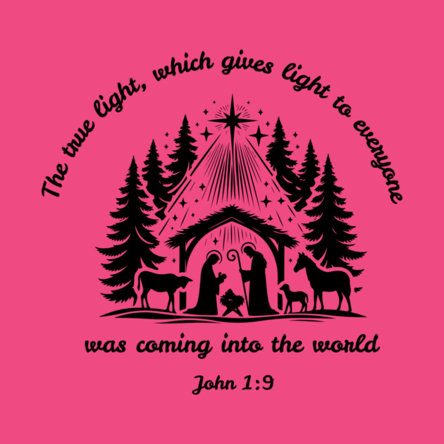 The true light, which gives light to everyone, was coming into the ...