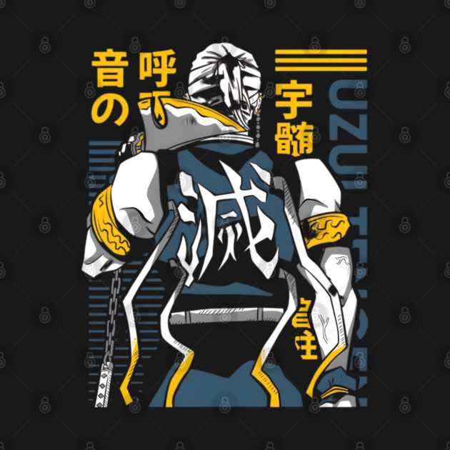 Uzui Tengen Kimetsu No Yaiba - Anime Inspired Custom - T-Shirt | TeePublic