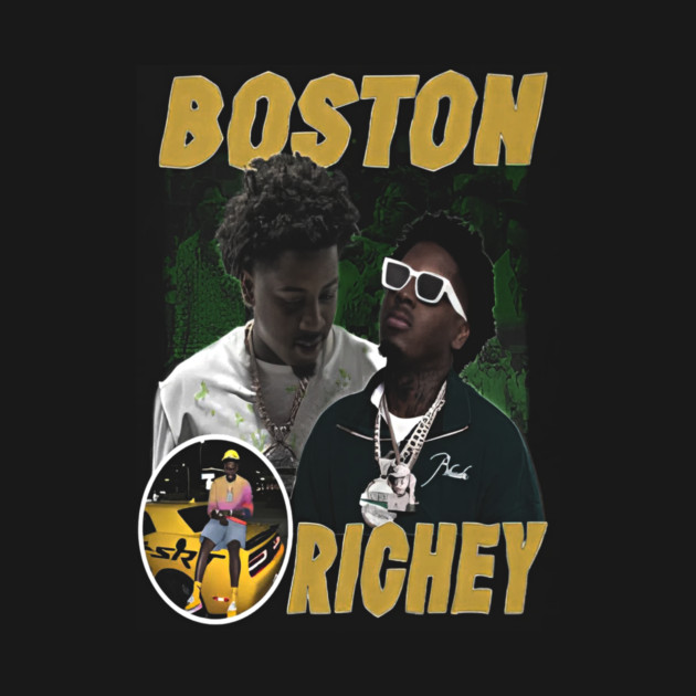 Boston Richey Vintage Bootleg - Rapper - T-Shirt | TeePublic