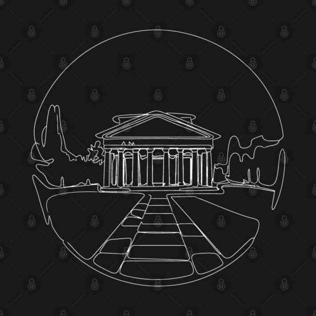 Ancient Greek Temple Design - Ancient - T-Shirt | TeePublic