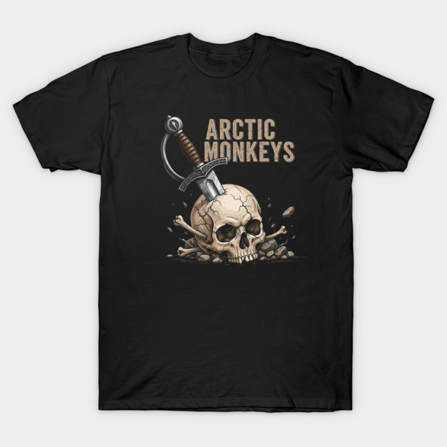Arctic Monkeys Skull Sword - Arctic Monkeys - T-Shirt | TeePublic