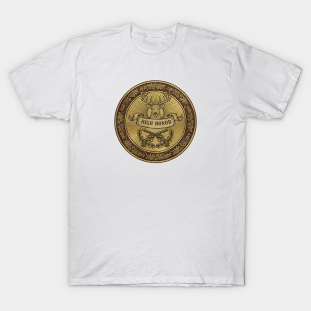 RDR2 High Honor Stag Emblem - Red Dead Redemption 2 - T-Shirt | TeePublic