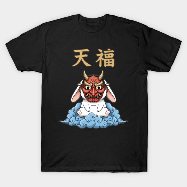 Cute Tengu Rabbit Japanese Folklore Mask - Tengu - T-Shirt | TeePublic