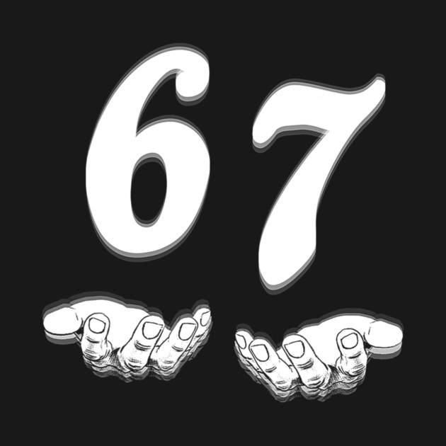 Six Seven Hands Gesture Gen Alpha Slang Art - Funny Meme Hands - T ...