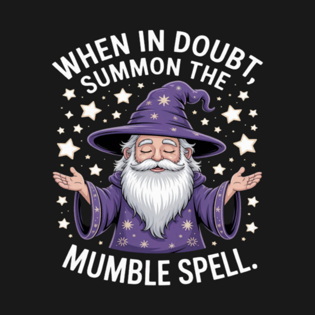 Mumble Spell Wizard Magic for Fantasy Fans - Magic - T-Shirt | TeePublic