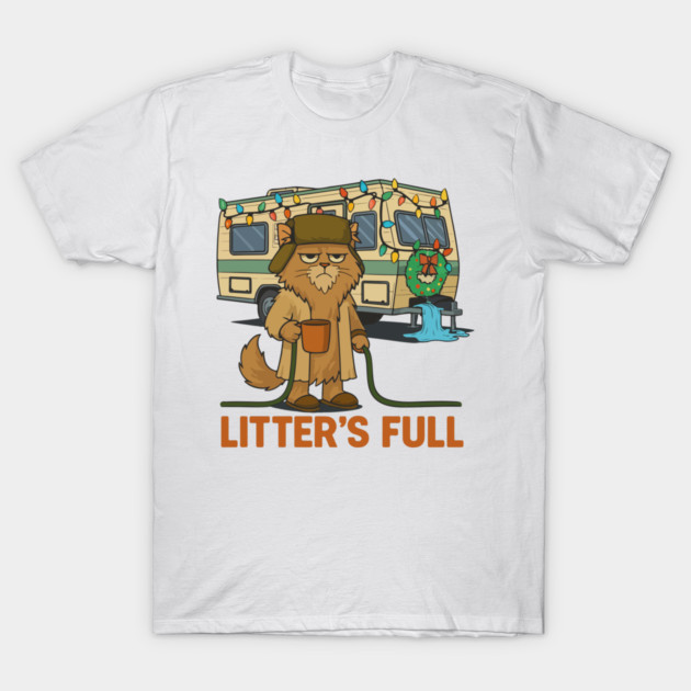 Litter’s Full Funny Christmas Cat Meme RV Holiday Design - Litters Full ...