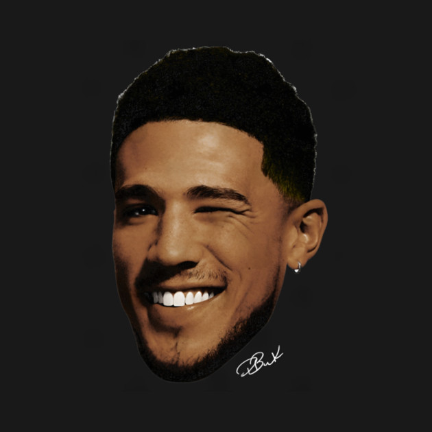 Devin Booker Big Face - Devin Booker - T-Shirt | TeePublic