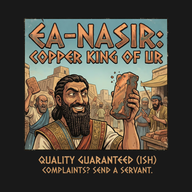 Ea-nasir Copper King Ur Ancient History - Ea Nasir - T-Shirt | TeePublic