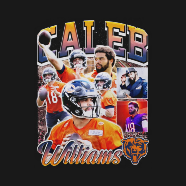 Caleb Williams Chicago Collage - Caleb Williams - T-Shirt | TeePublic