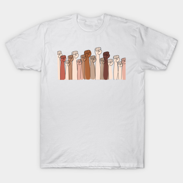 Unity Fists - Protest - T-Shirt | TeePublic