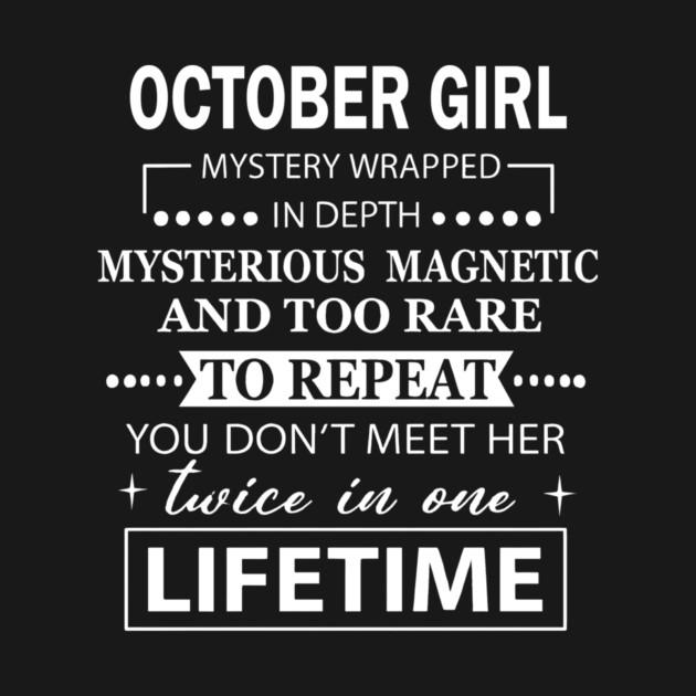 October Girl Too Rare To Repeat in Lifetime - October Girl Too Rare To ...