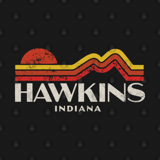 Retro Stranger Things Hawkins Indiana - Stranger Things - T-Shirt ...