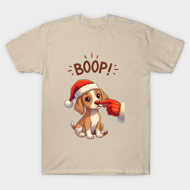 Christmas humor santa and Pointer dog - Christmas Humor - T-Shirt ...