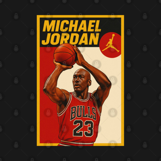 Timeless Shooting Form Poster - Michael Jordan - T-Shirt | TeePublic