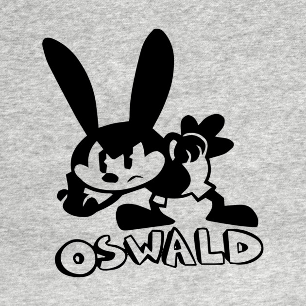 Angry Oswald - the lucky Rabbit - Classic Cartoon - Oswald - T-Shirt ...