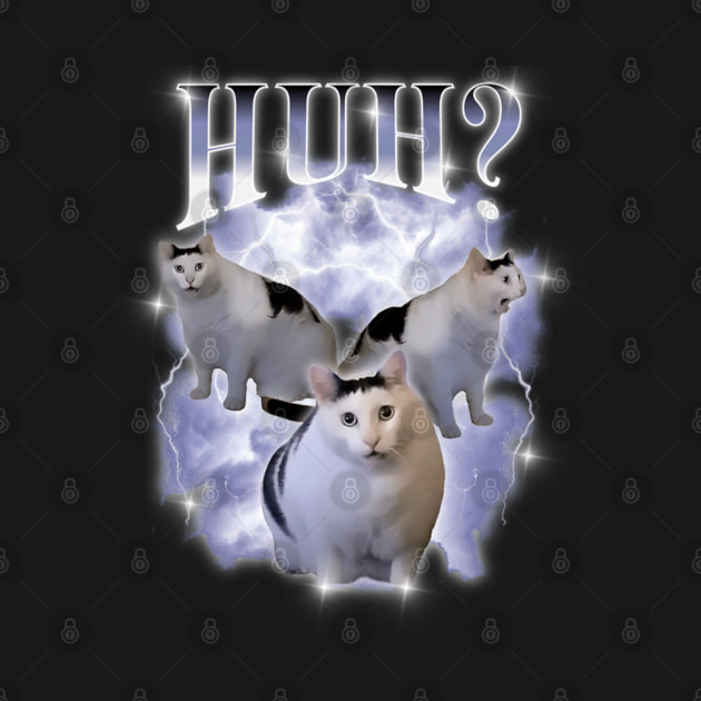 Huh Cat Chonkyy Ben Meme 90S Bootlegg - Bootleg - T-Shirt | TeePublic