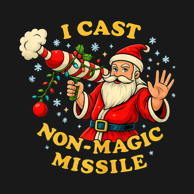 I Cast Non-Magic Missile Vintage Wizard Parody Meme Men Women - Magic Missile - T-Shirt | TeePublic