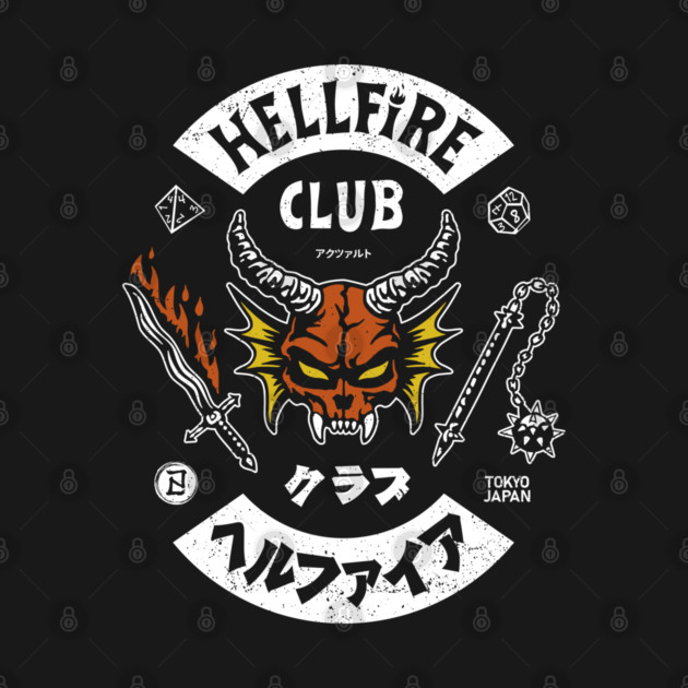 Stranger Things - Hellfire Club Japan - Front & Back - Hellfire Club ...