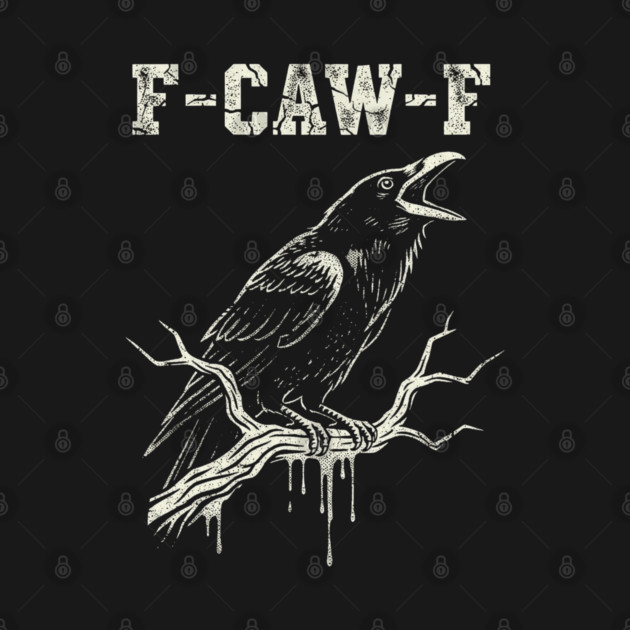 Raven Crow Goth Death Grunge Horror Gothic Bird Animal Design - Raven ...