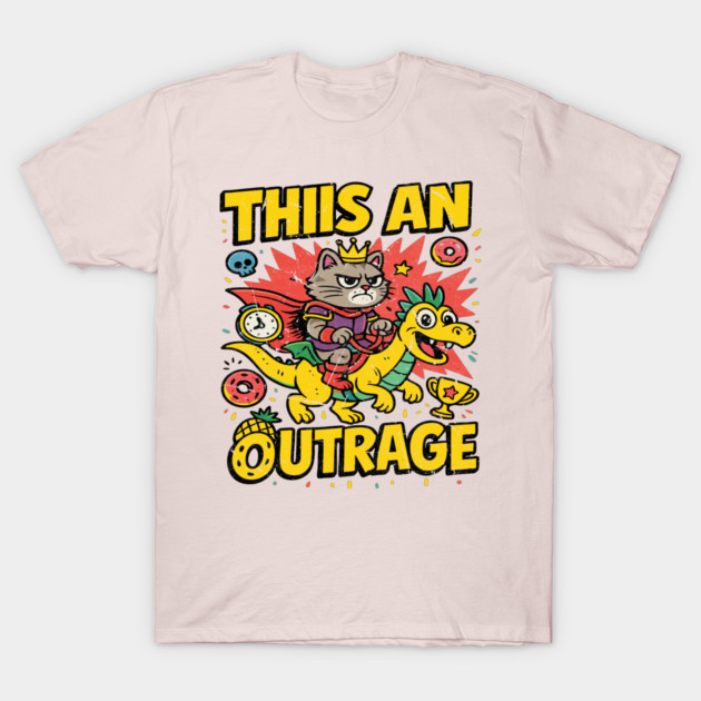 This Is An Outrage Donut and Mongo DCC - Dungeon Crawler Carl - T-Shirt ...