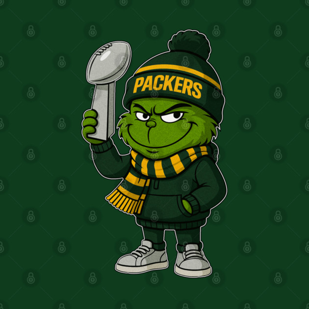 Christmas Grinch Green bay packers - Green Bay Packers - T-Shirt ...