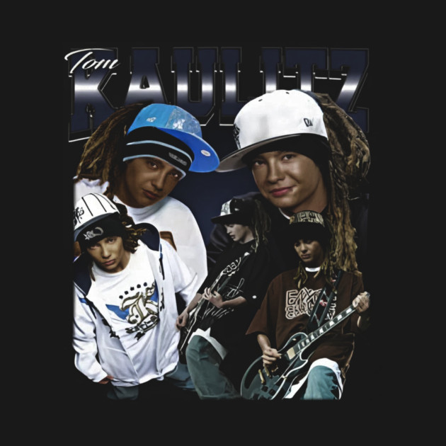 Tom Kaulitz Retro Collage - Tom Kaulitz - T-Shirt | TeePublic