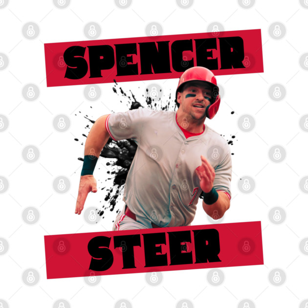 Spencer Steer - Baseball Player - T-Shirt | TeePublic
