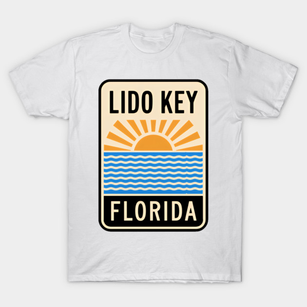 Lido Key Florida - Beach Sign - Lido Key Florida - T-Shirt | TeePublic