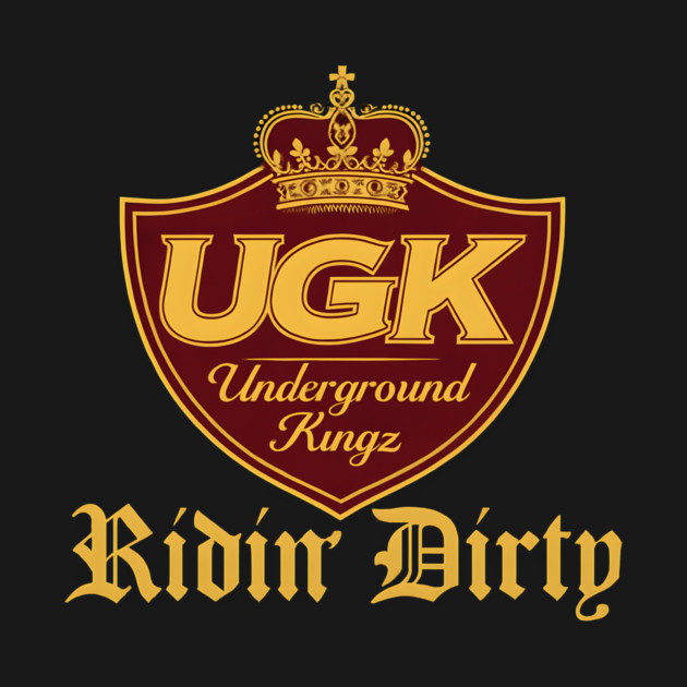 Ugk Regal Shield & Crown Emblem - Custom Emblem Crest - T-Shirt | TeePublic