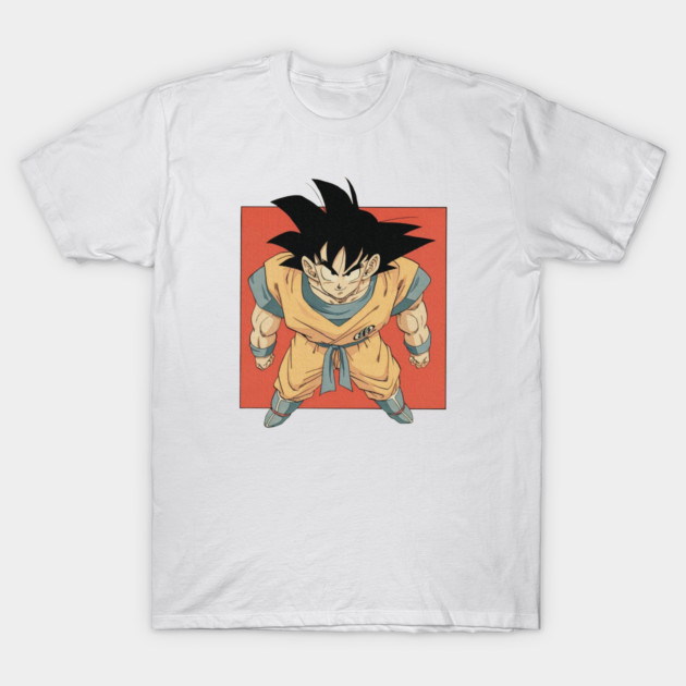 Dragon Ball Z Retro Goku Wide Stance Art - Dragon Ball - T-Shirt ...