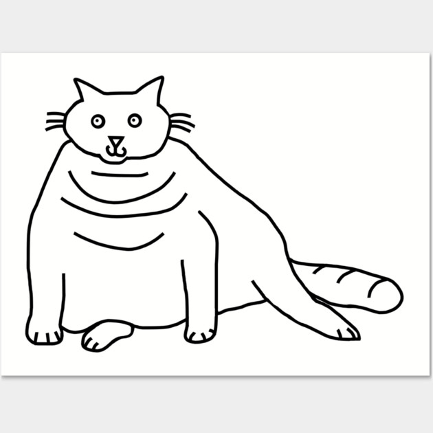 outline cat