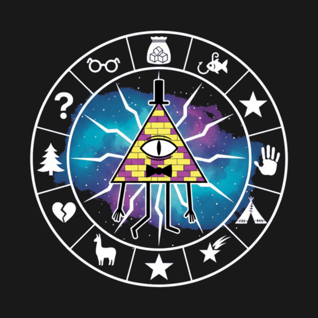 Bill Cipher, Gravity Falls - Bill Cipher - T-Shirt | TeePublic