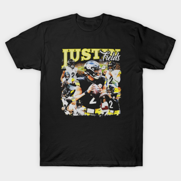 Justin Fields Vintage Bootleg - Justin Fields - T-Shirt | TeePublic