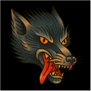 traditional wolf head flash