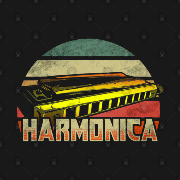 S52 Harmonica Mouth Organ (48) - Harmonica - T-Shirt | TeePublic