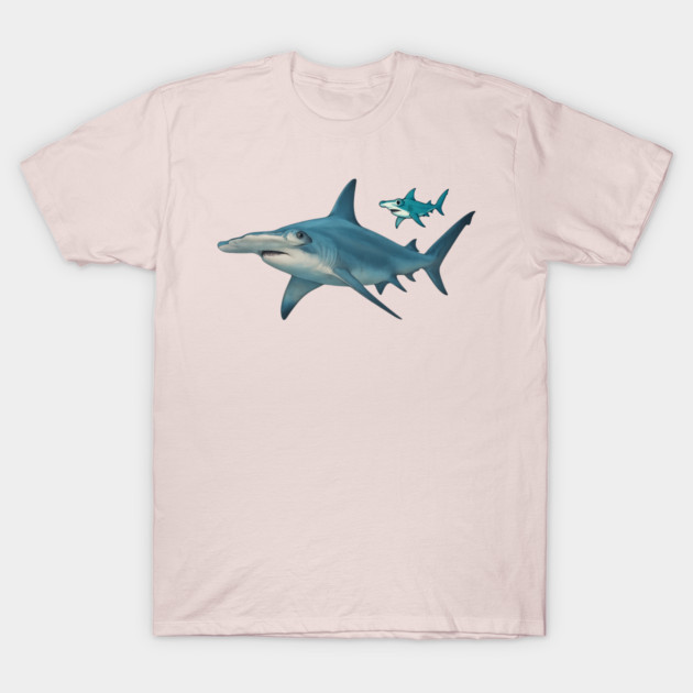Hammerhead shark and baby - Hammerhead Shark - T-Shirt | TeePublic