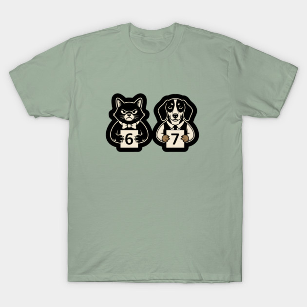 67-Meme-Cat-And-Dog-Jury-Funny-6-7 - 67 Meme Cat And Dog Jury - T-Shirt ...
