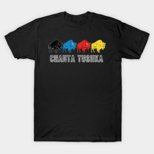 Chahta Tushka Buffalo T-Shirts for Sale | TeePublic