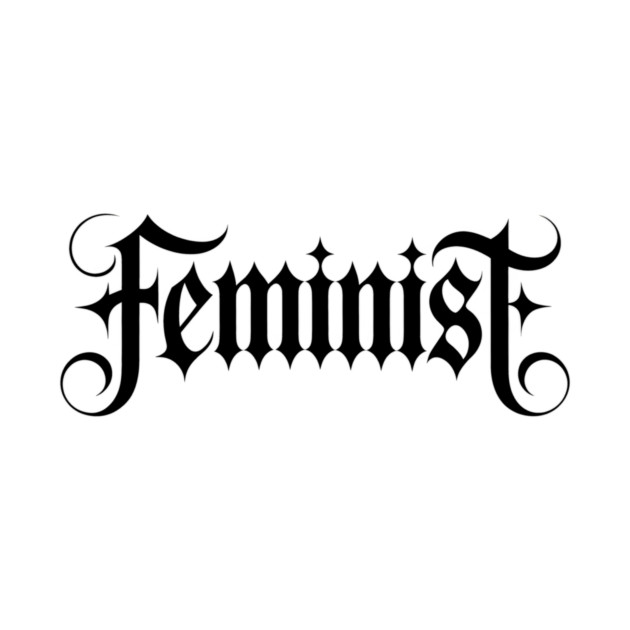Feminist - Feminism Logo T-Shirt - Feminist - T-Shirt | TeePublic
